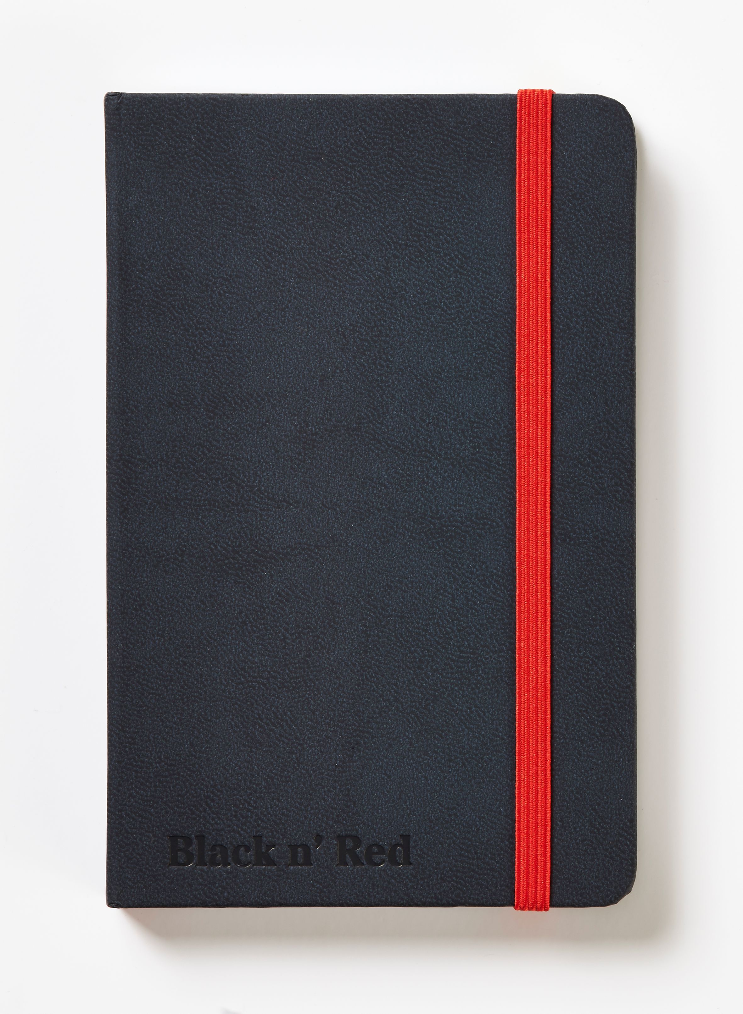 Black n' Red Casebound Hardback Notebook A6 Black 400033672