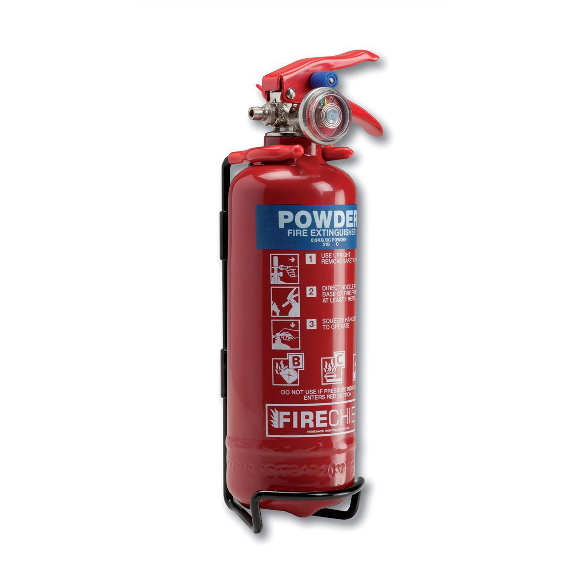 Firechief 600gm BC Fire Extinguisher for Class B and C Fires Ref ...
