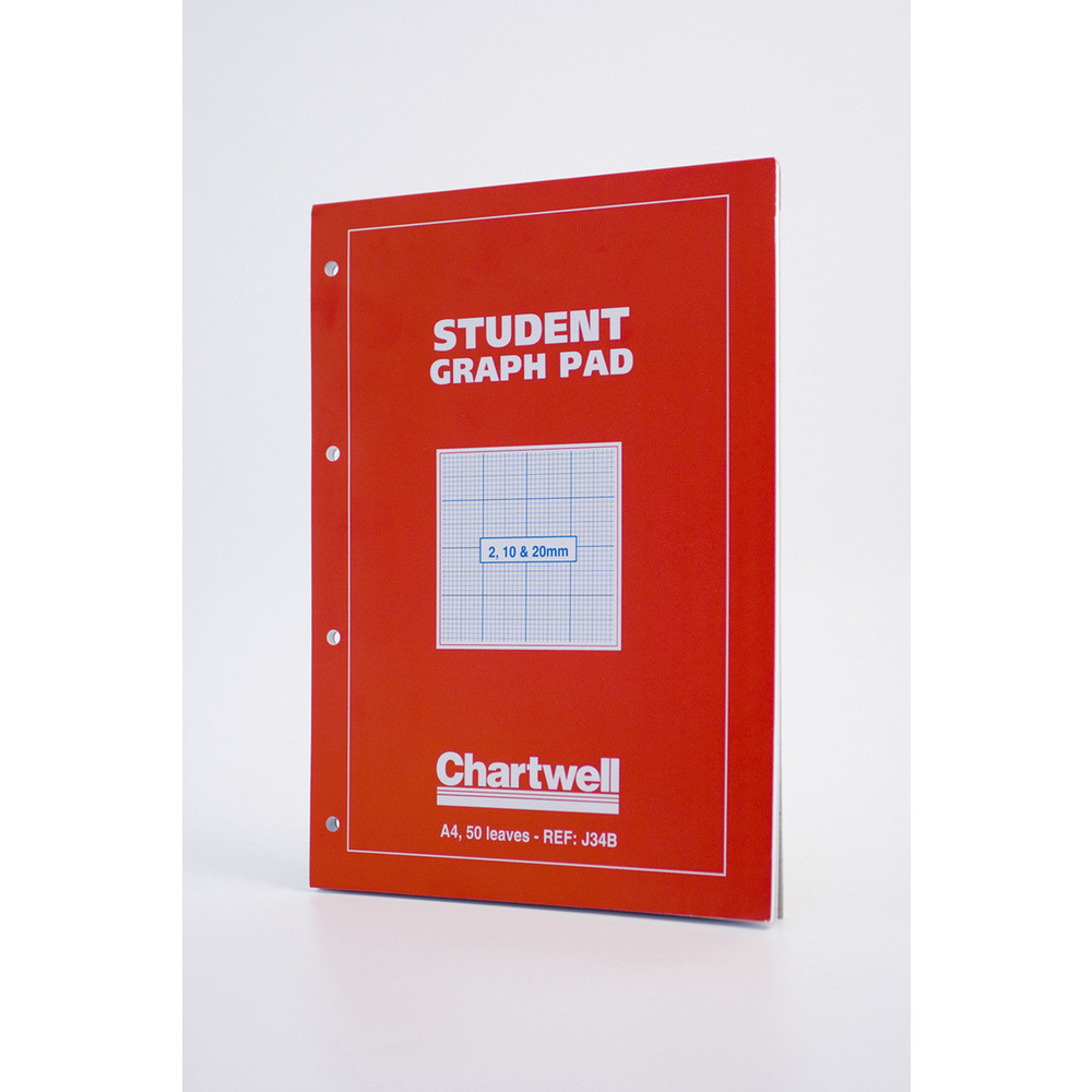 Office Supplies - CHARTWELL GRAPH PAD A4 2-10-20MM