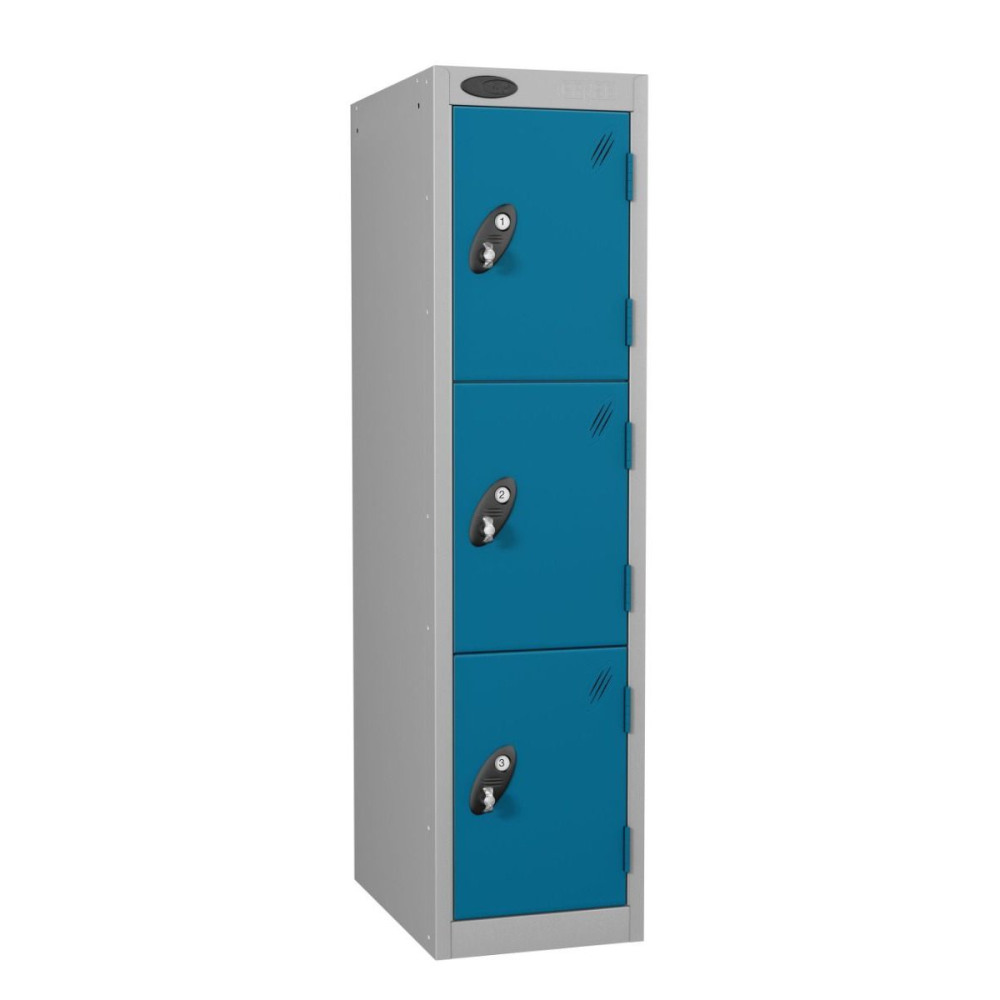 ePower - PROBE FULL HEIGHT LOCKER 3DOOR BLUE