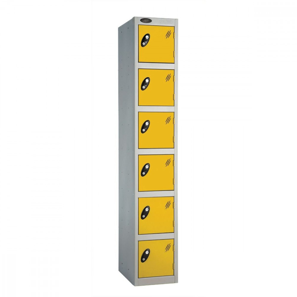 ePower - PROBE FULL HEIGHT LOCKER 6DOOR YELLOW