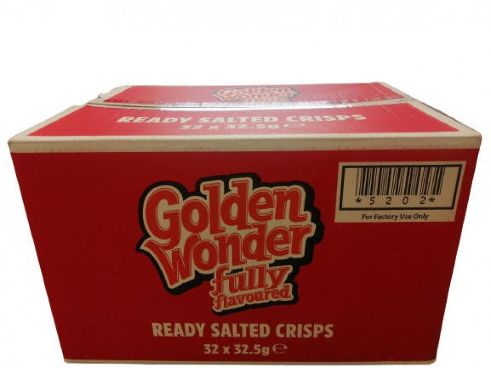 Office Supplies - GOLDEN WONDER CRISPS READY SALTED PACK 3