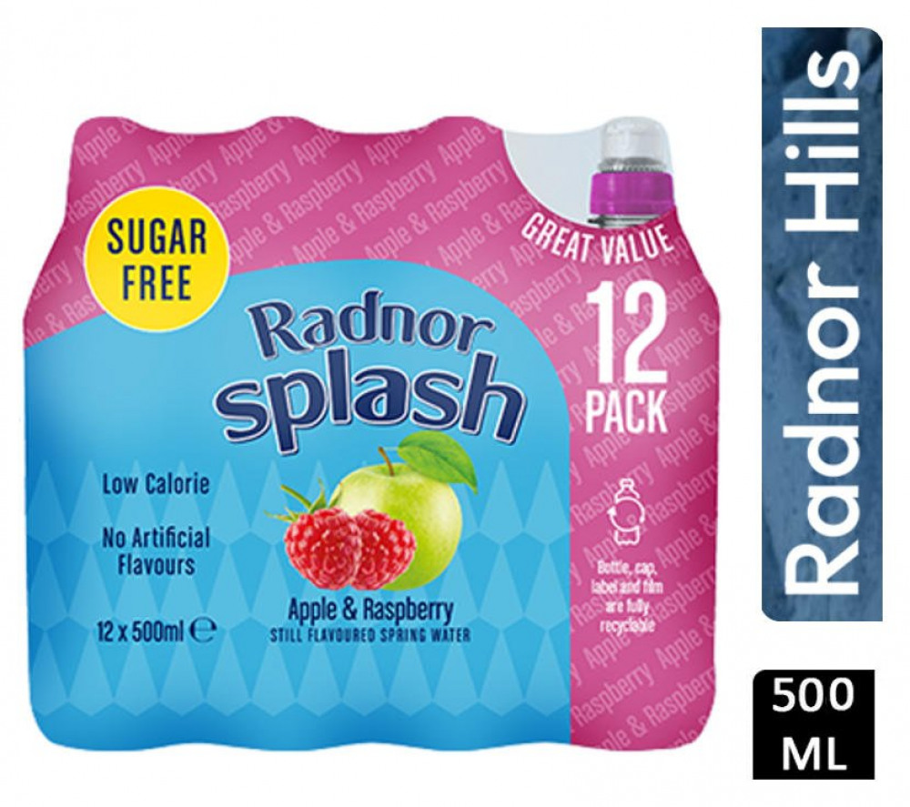 Office Supplies - RADNOR SPLASH SUGAR FREE APPLE & RASPBER