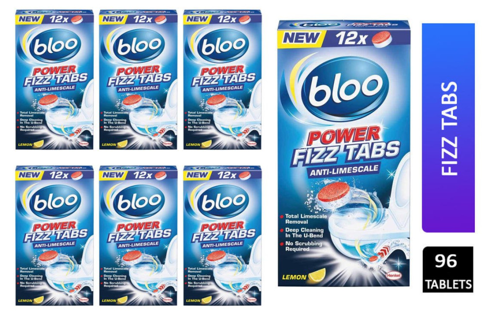 Office Supplies - BLOO POWER ANTI LIMESCALE FIZZ TABS LEMO