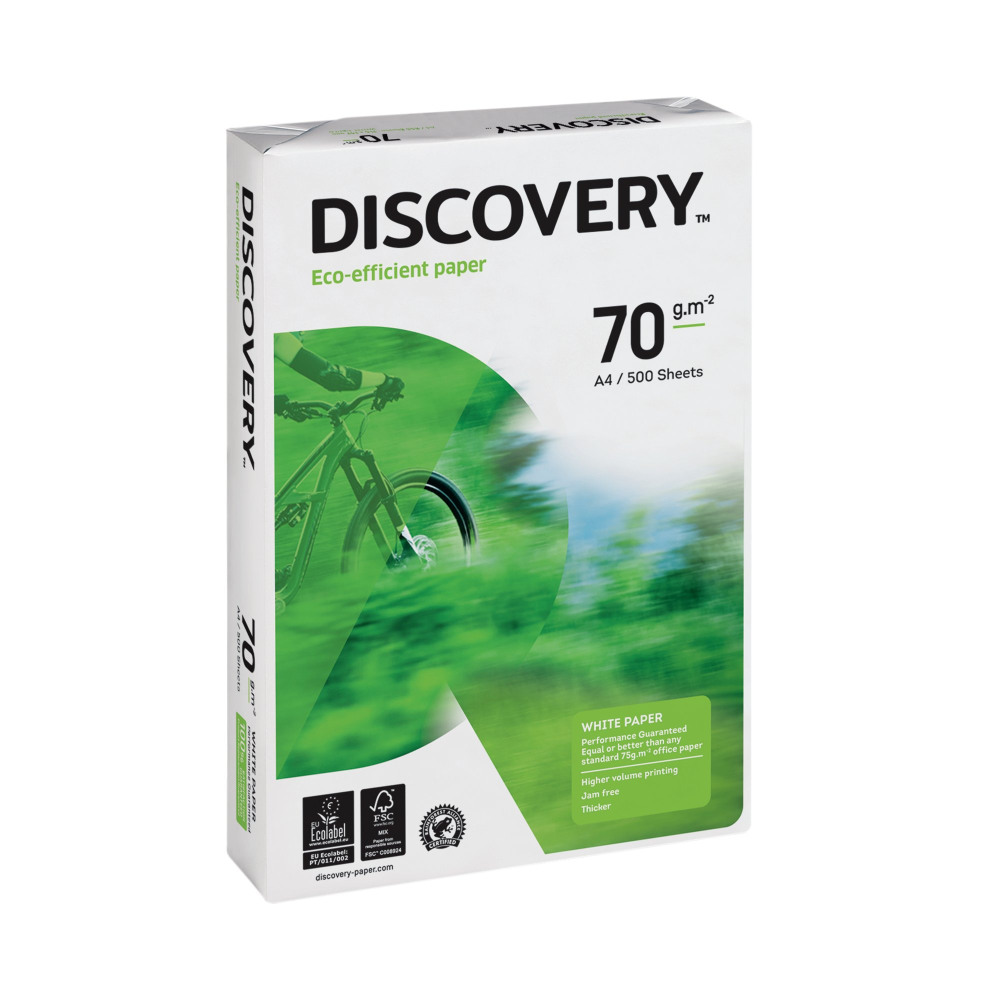 Office Supplies - DISCOVERY A4 70GSM WHITE PAPER P2500