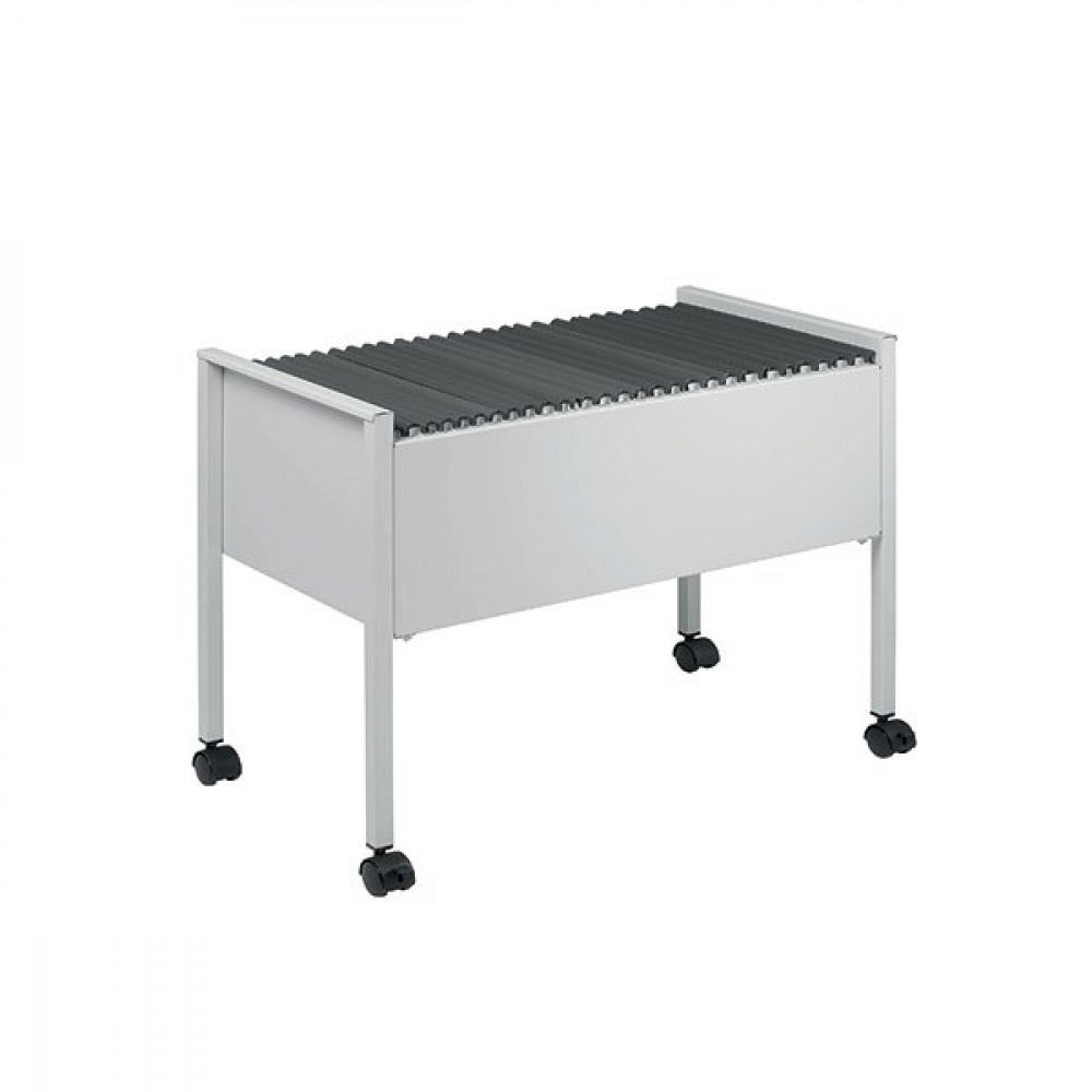 Office Supplies - DURABLE FILING TROLLEY FOOLSCAP GREY