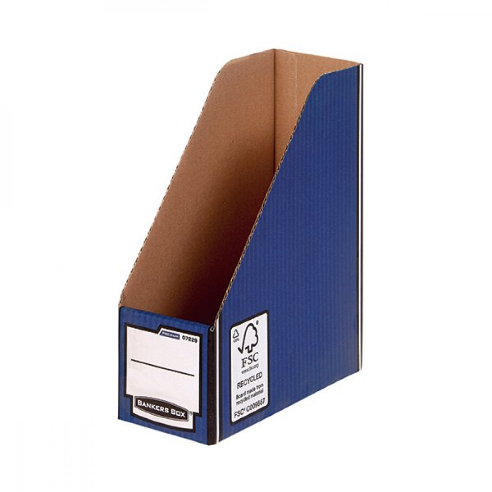 ePower - BANKERS BOX MAGAZINE FILE BLUE PK5