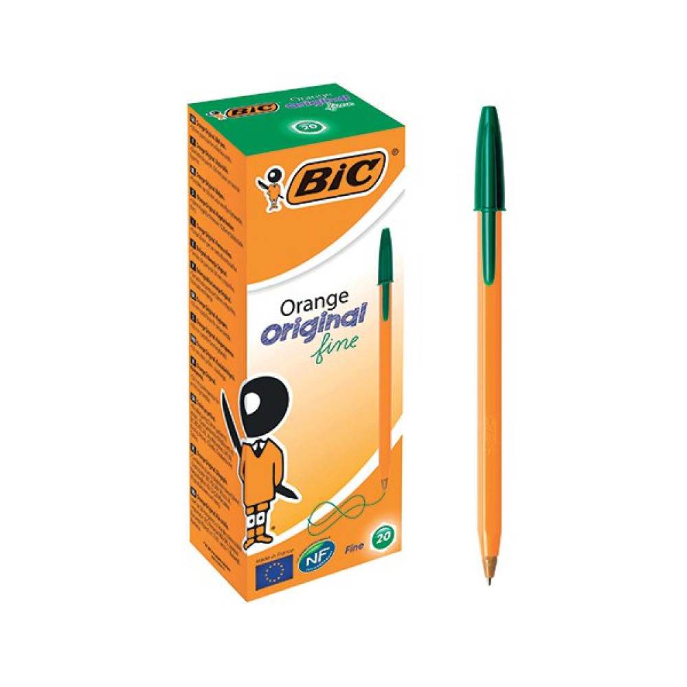 ePower - BIC ORANGE CRISTAL FINE GRN PK20