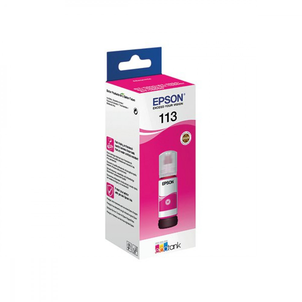 Office Supplies - EPSON 113 INK BOTTLE ECOTANK MAGENTA