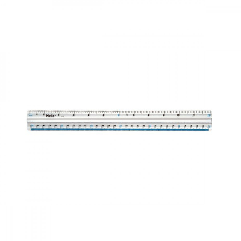 Office Supplies - HELIX SHATTER RESIST RULER 30CM PK10