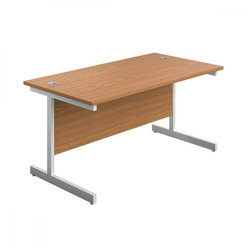 ePower - FIRST RECT DESK 1400 NOVA OAK/WHITE