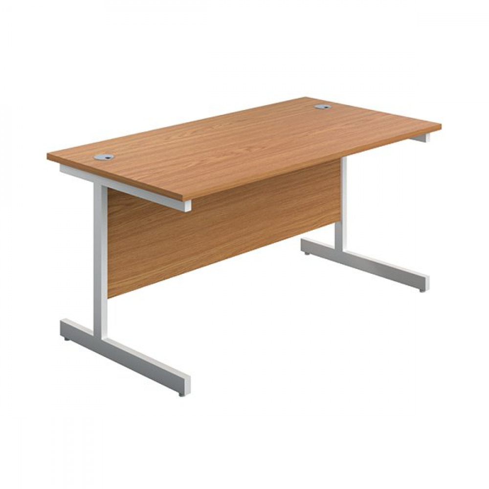 ePower - FIRST RECT DESK 1600 NOVA OAK/WHITE