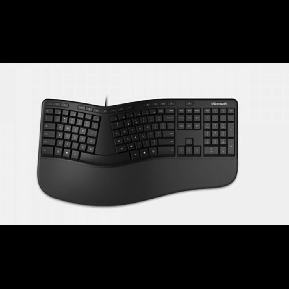 Office Supplies - MICROSOFT ERGONOMIC KEYBOARD BLACK