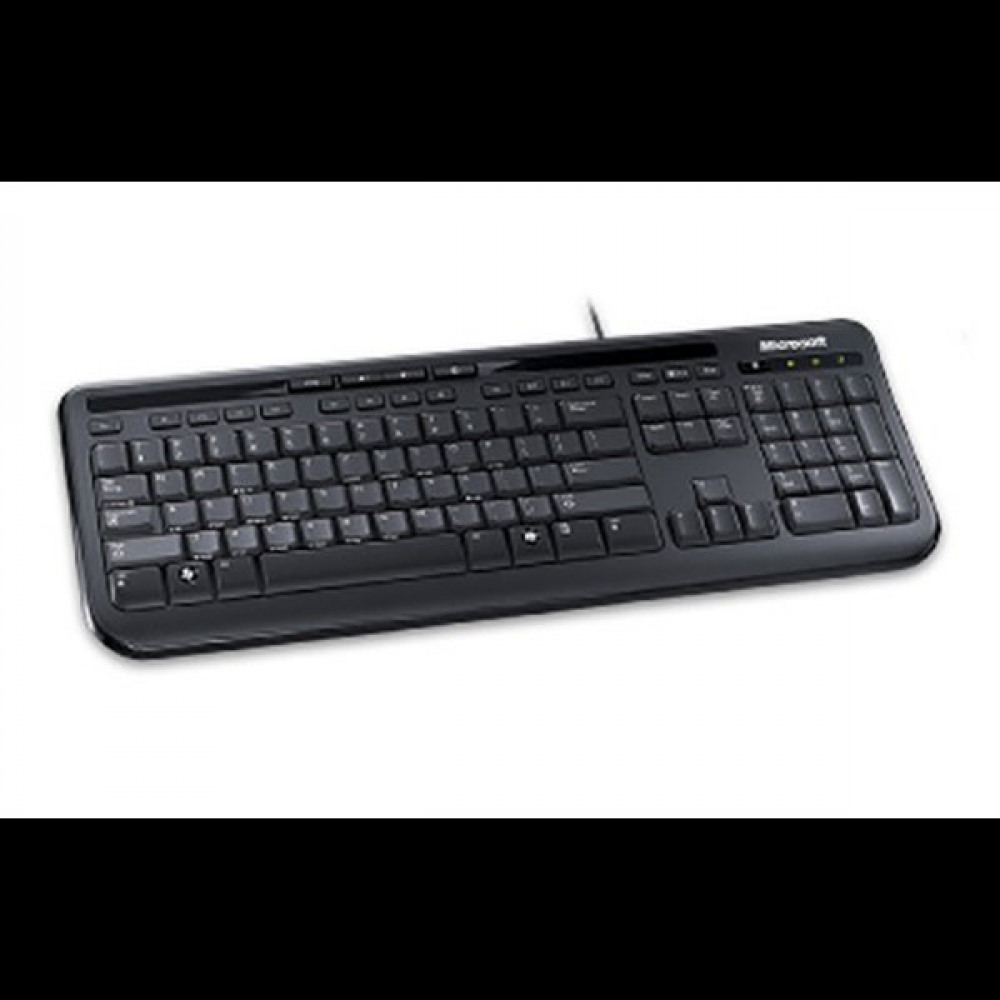 Office Supplies - MICROSOFT 600 WIRED KEYBOARD BLACK