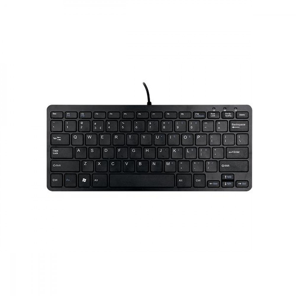 Office Supplies - R-GO COMPACT WIRED KEYBOARD BLACK