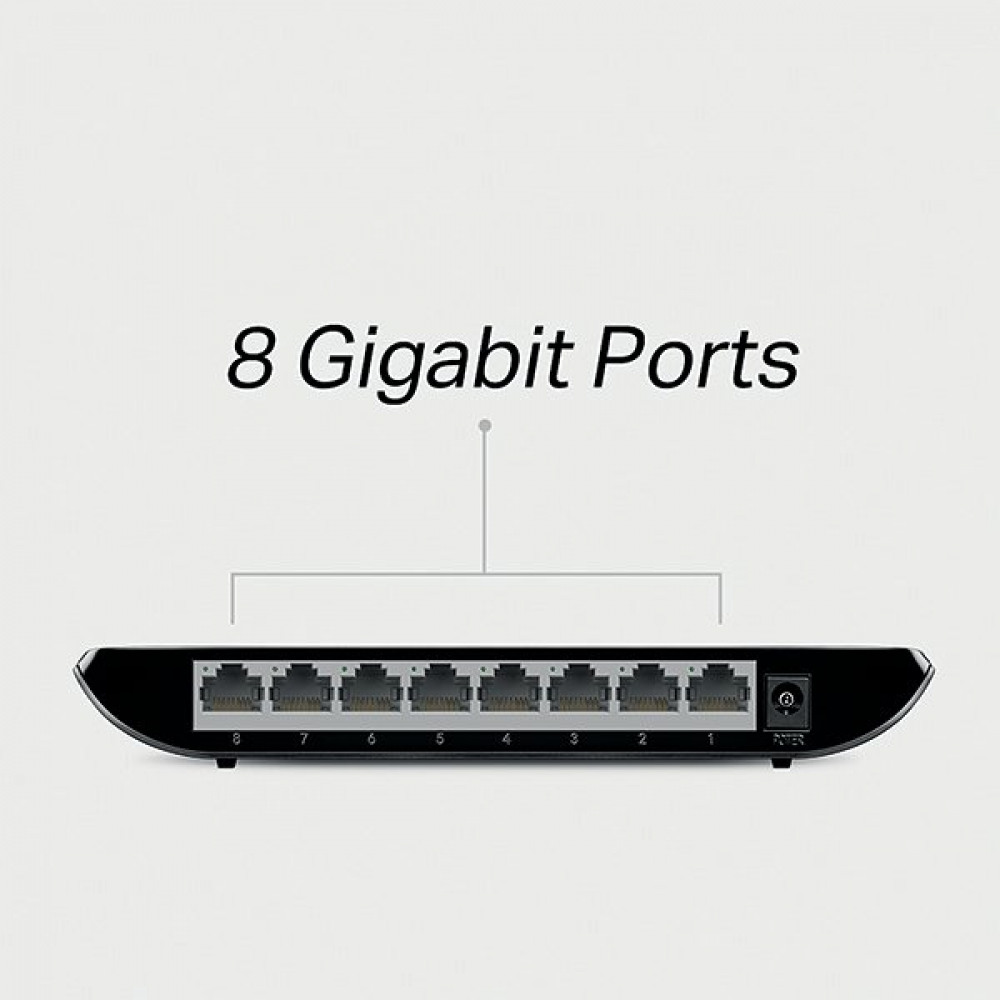 Epower Tp Link 8 Port Gigabit Switch V10