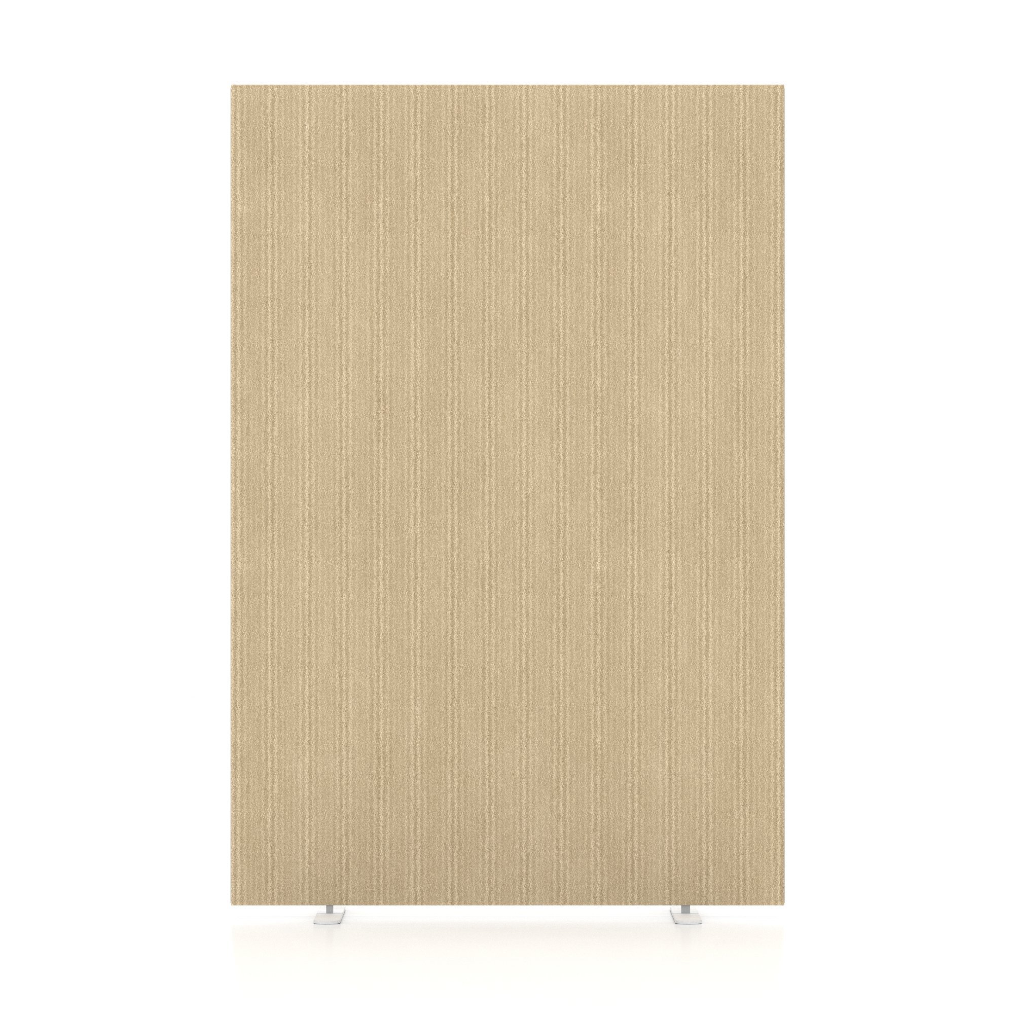 Impulse Plus Oblong 1500/1000 Floor Free Standing Screen Beige Fabric ...