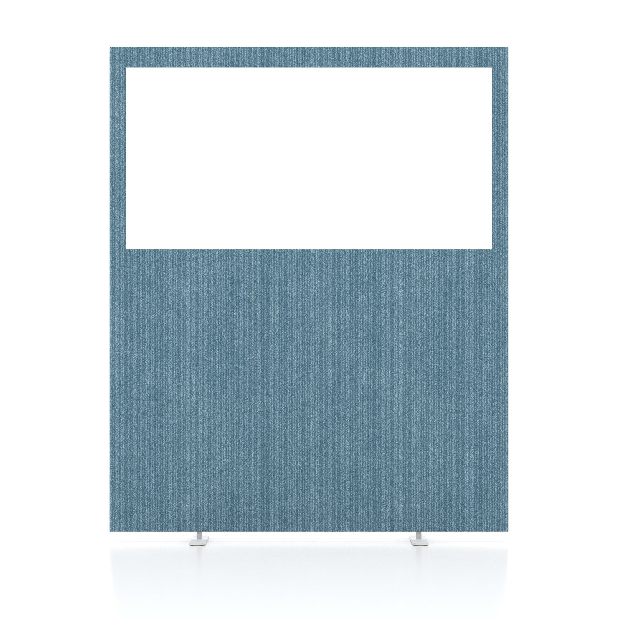 Impulse Plus Clear Half Vision 1500/1200 Floor Free Standing Screen Sky ...